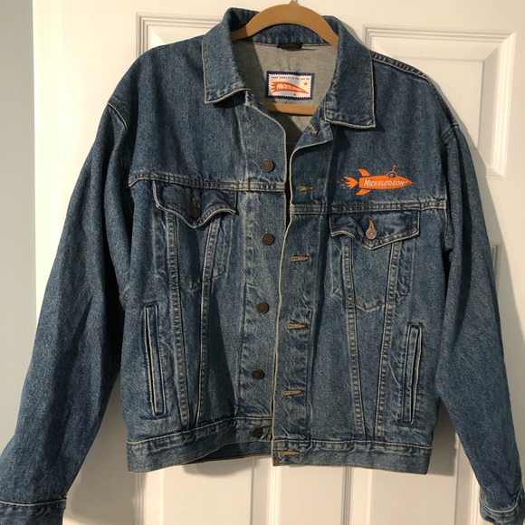 Nickelodeon | Jackets & Coats | Nickelodeon 9s Vintage Denim Jacket ...